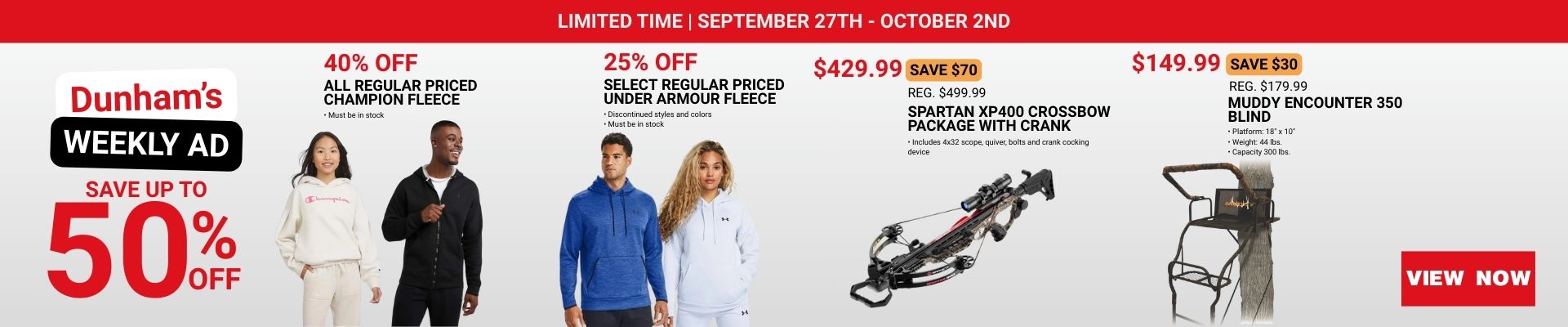 Your Local Sporting Goods Store | Coupons, Discounts & More | Dunham's ...