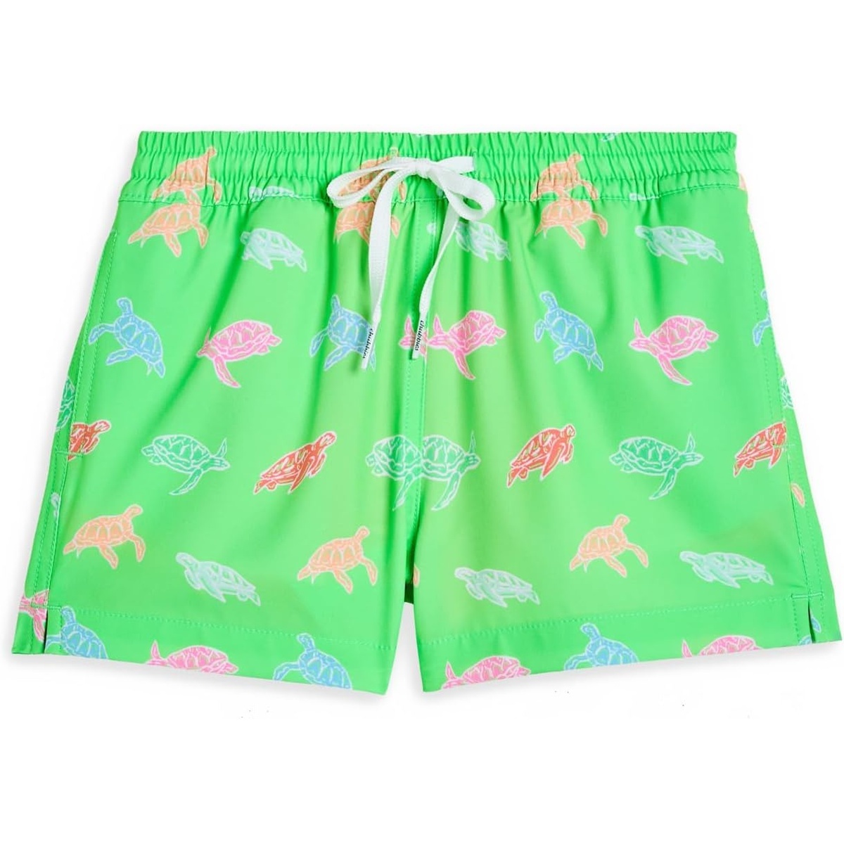 Chubbies Boys' The Turtally Awesomes Lined Swim Trunks
