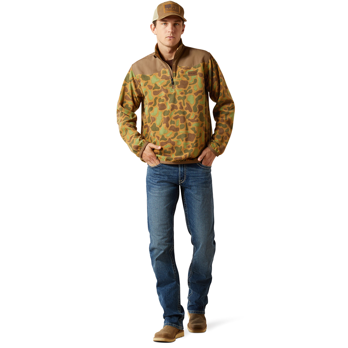 Ariat Men's 1/4-Zip Fleece Sweater