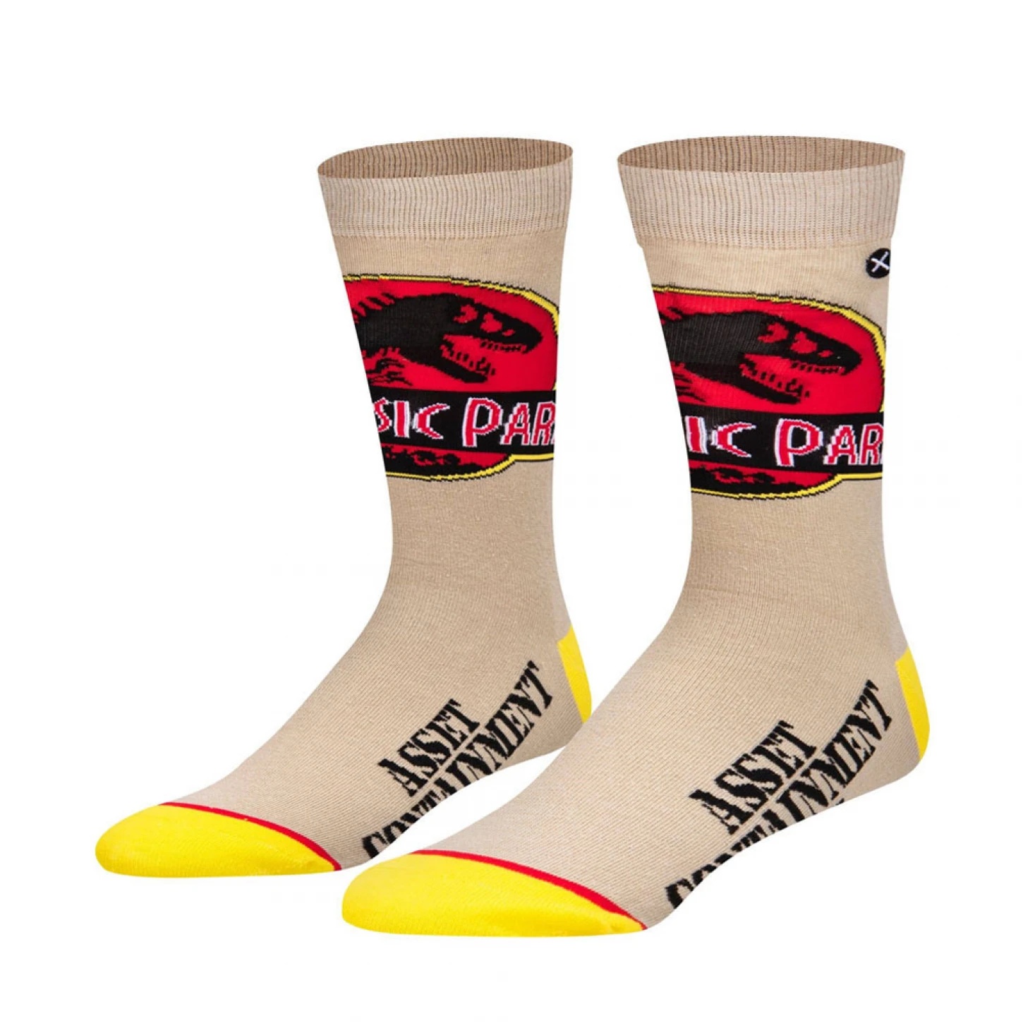 Odd Men's Jurassic Park Asset Containment Unit Crew Socks