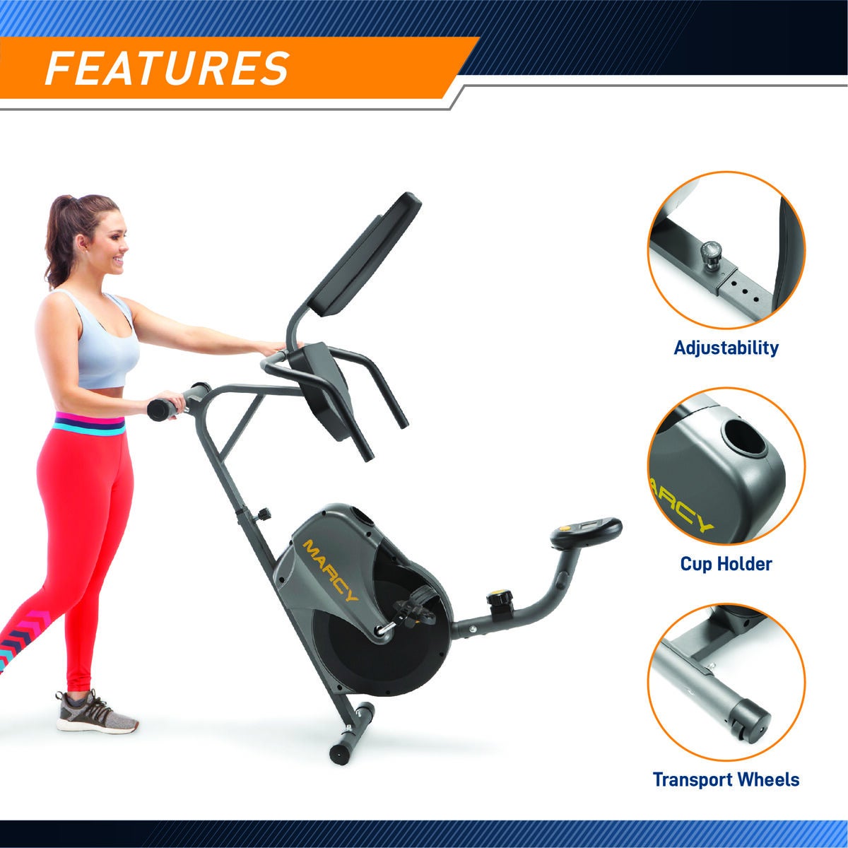 Marcy NS-716R RECUMBENT MAGNETIC CYCLE