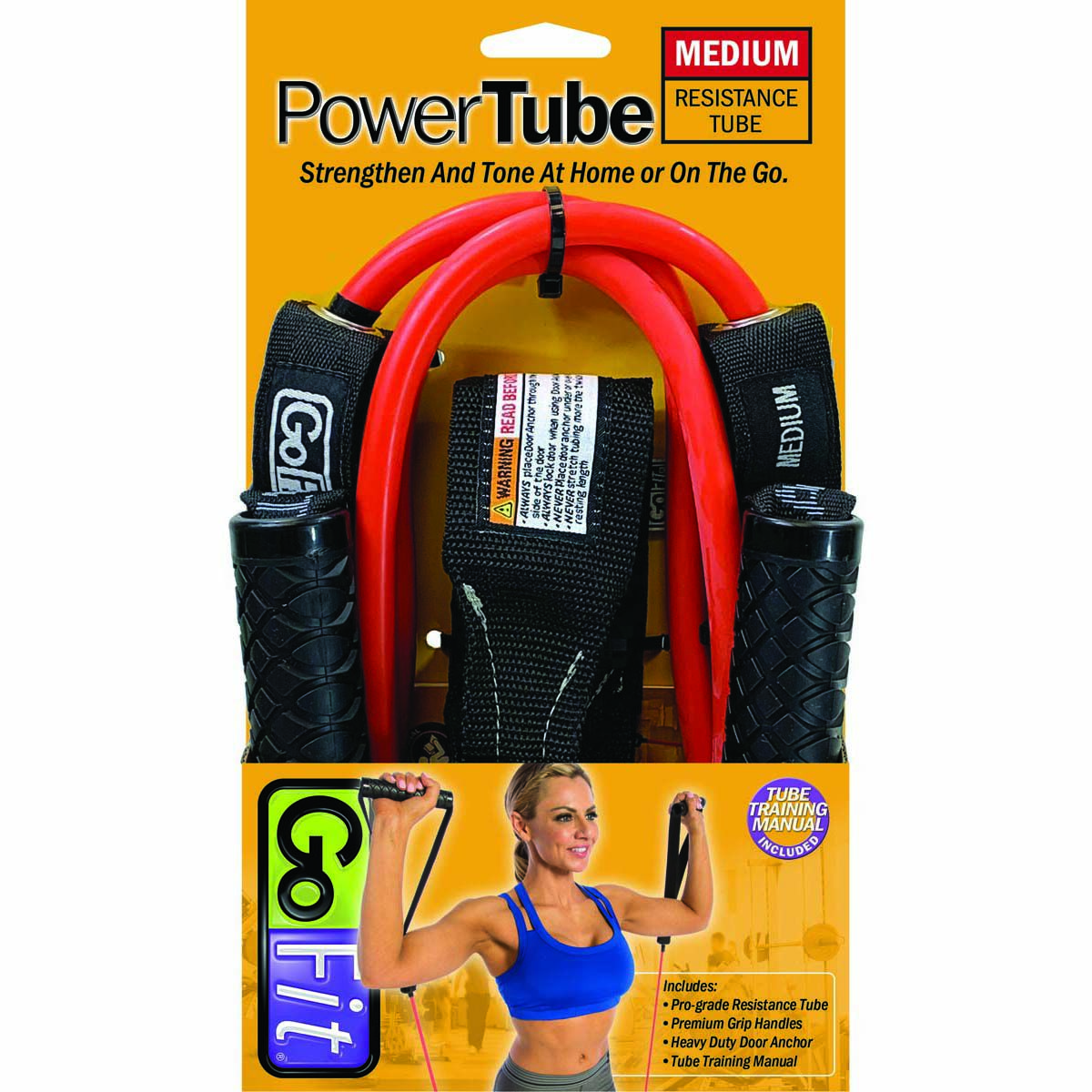 Go Fit 30lb Resistance Tube with Handles