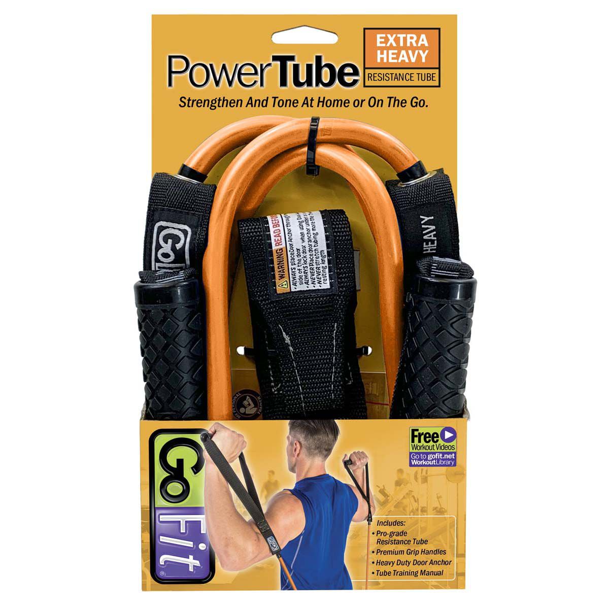 Go Fit 50Lb Resistance Tube with Handles