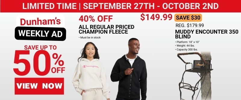 Your Local Sporting Goods Store | Coupons, Discounts & More | Dunham's ...