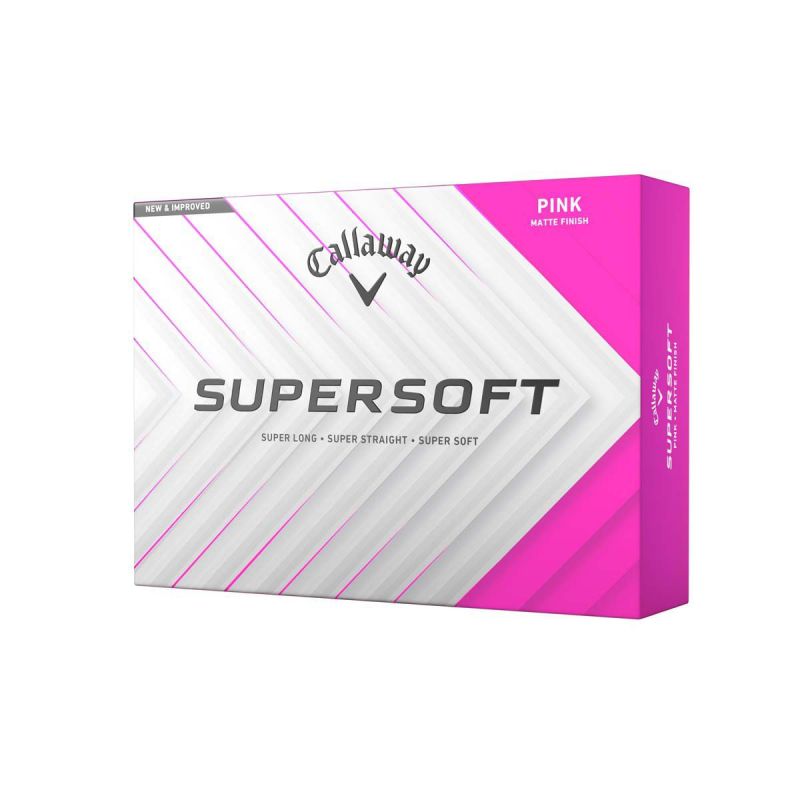 Callaway Golf 2025 Pink Supersoft 12 Pack Golf Balls