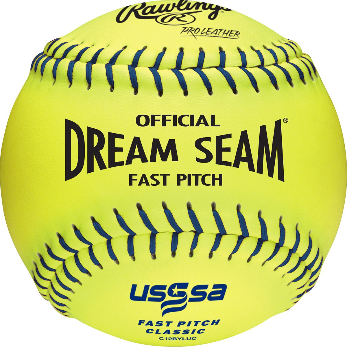 Rawlings USSSA 12 inch Dream Seam High Density Core Leather Softballs