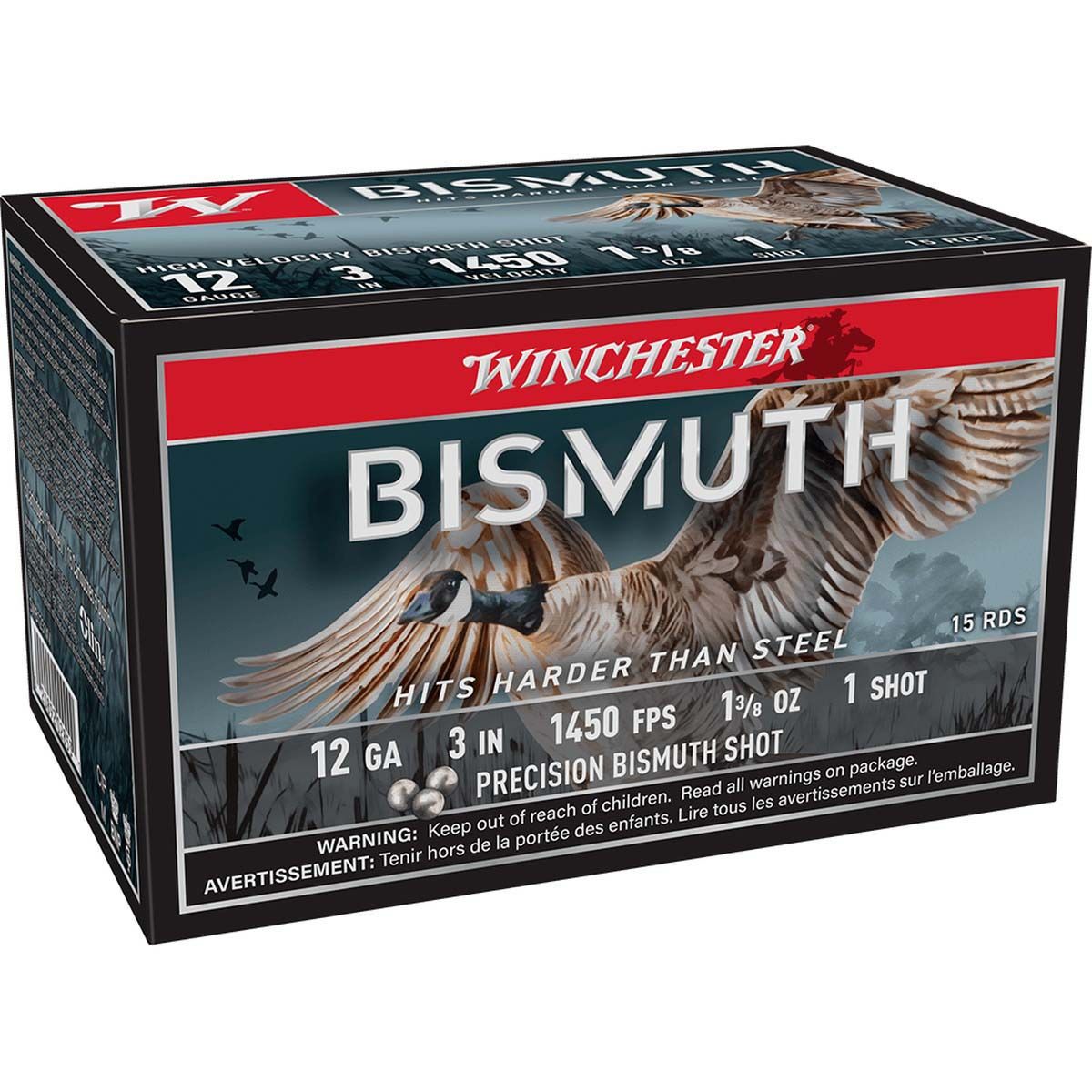 Winchester 12 Gauge 3" Bismuth Waterfowl Shotshells