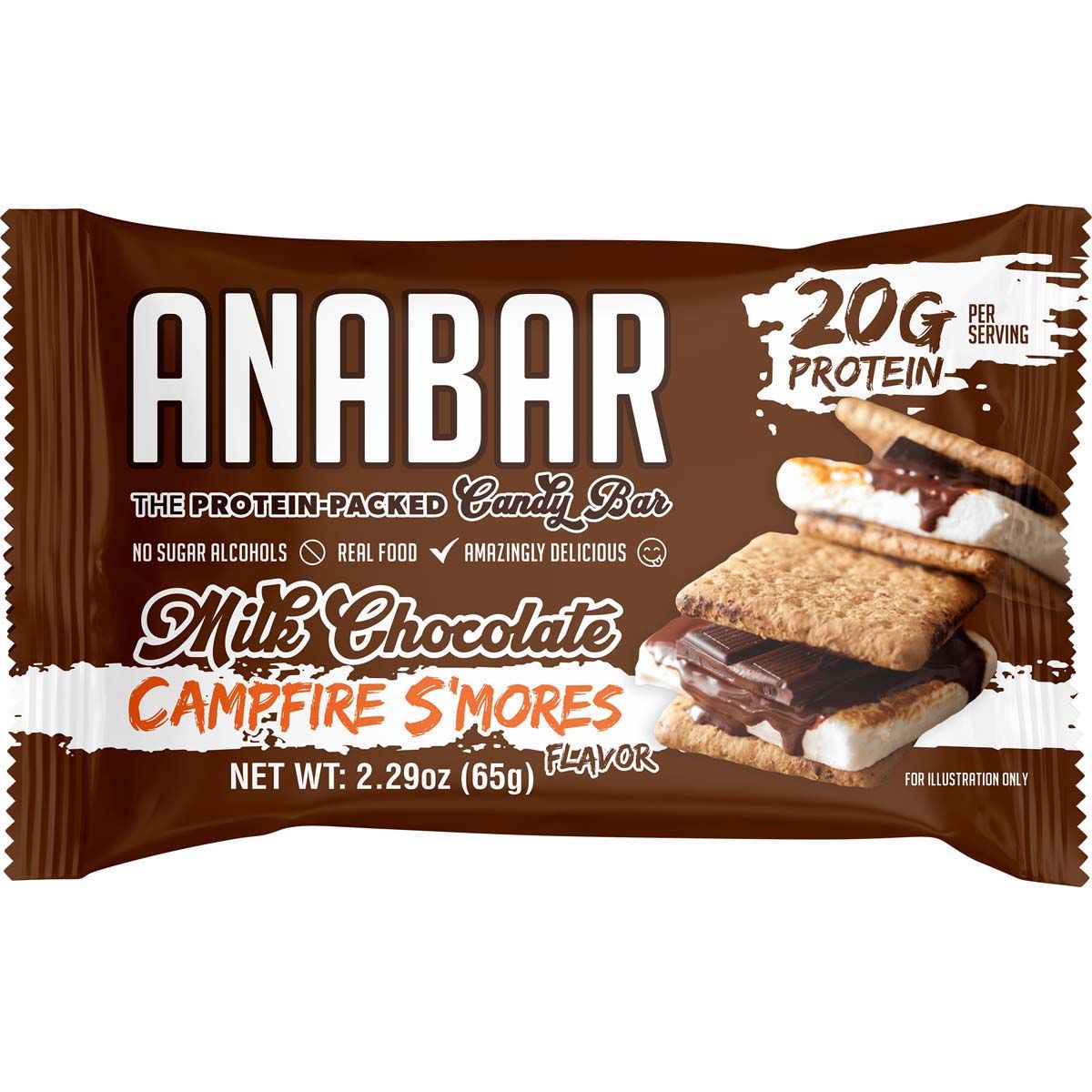 Anabar Campfire Smores Protein Bar