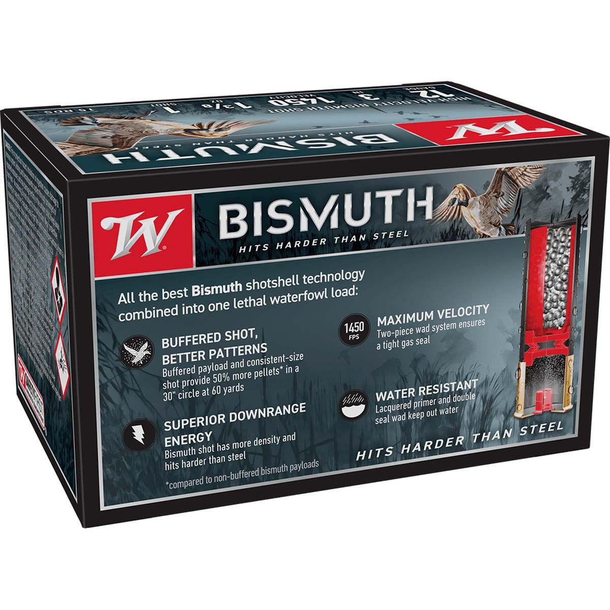 Winchester 12 Gauge 3" Bismuth Waterfowl Shotshells
