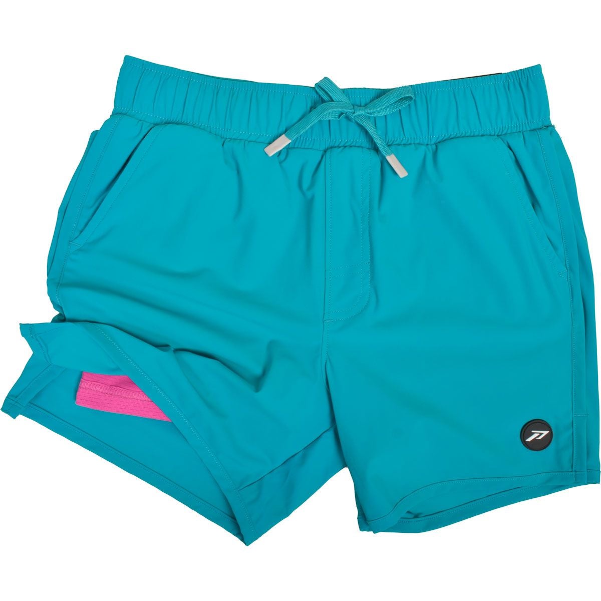 Powerflex Boys' WARP Jake Mid-Thigh Short with Contrast Liner
