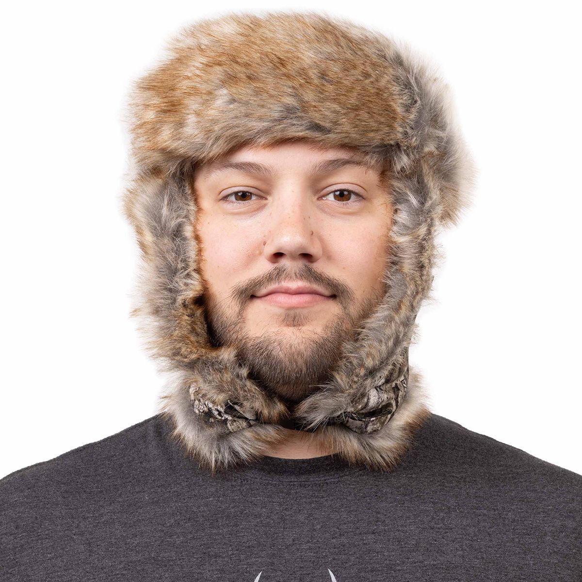 Huntworth Men's Heat Boost Lined Waterproof Trapper Hat